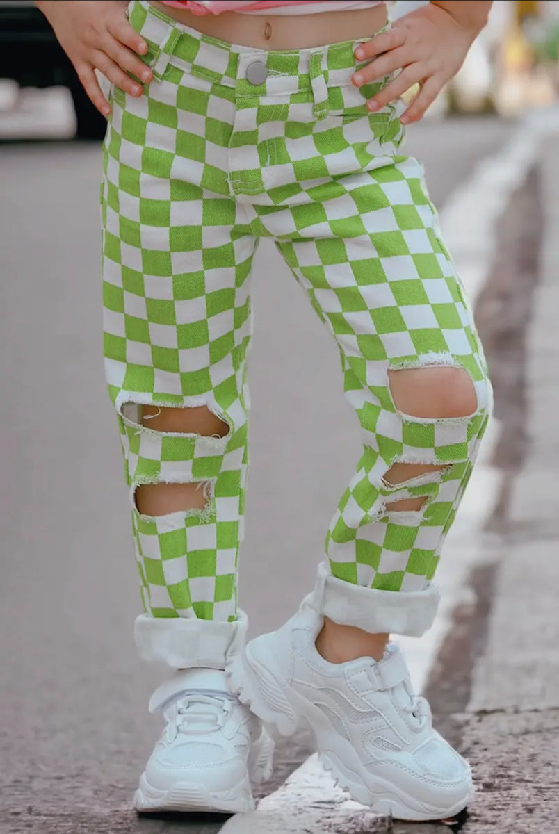 Green Check Pants – Sunshine+Sass